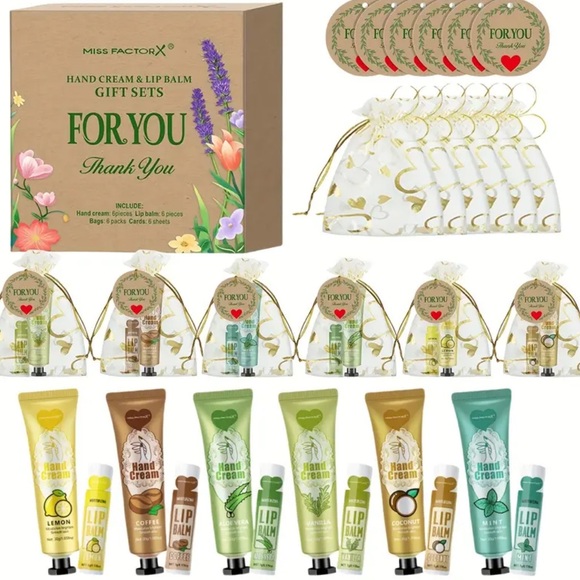 Bath & Body | Hand Cream Lip Balm Gift Set New Bags And Thank Yous ...